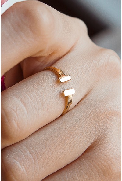 Semi̇z Kuyumculuk 14 Ayar Sade Ayarlanabilir Minimal Yüzük