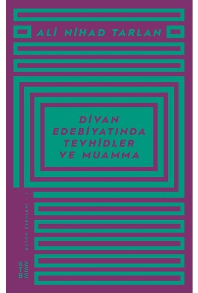 Divan Edebiyatında Tevhidler ve Muamma