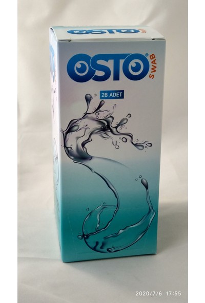 Osto Swab Göz Çevresi Temizleme Mendili 1 Kutu (28 Adet)