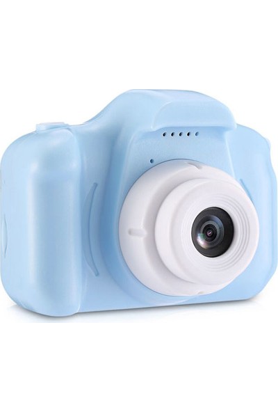 OEM Cmr-9 Çocuk Kamerası Video Hafıza Kartlı Dijital Oyun Kamerası Mavi