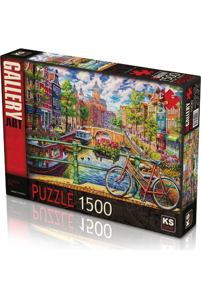 Ks Games 1500 Parça Puzzle A Colorful City Ks Games 1500 Parça Puzzle A Colorful City