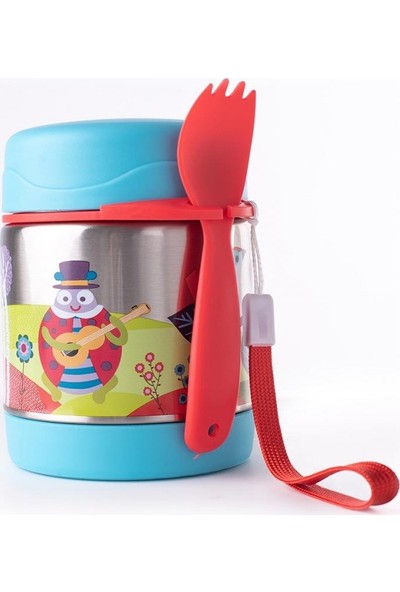 Oops Çelik Termos Küçük Dünya