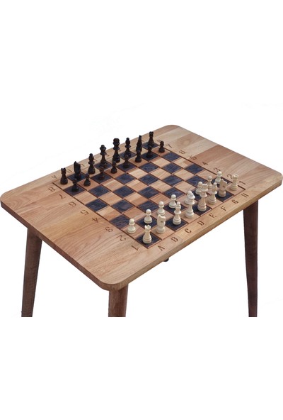 Pizeka Konik Ayaklı Satranç Oyun Masası
