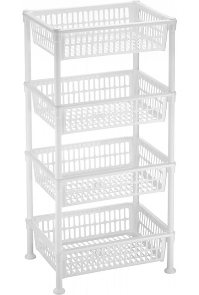 Moda Home 4'lü Sebzelik Açık Raf