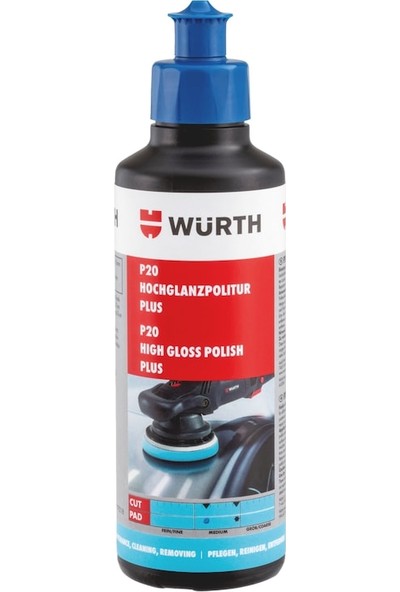 Würth P20 - Parlatma ve Polisaj Plus 250 gr Würth P20 - Parlatma ve Polisaj Plus 250 gr