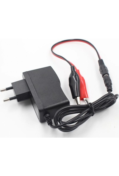 Ataelektronik 12 Volt Oyuncak Araç Aküsü İçin Akü Şarj Cihazı Adaptörü Maşalı Kablolu Ataelektronik 12 Volt Oyuncak Araç Aküsü İçin Akü Şarj Cihazı Adaptörü Maşalı Kablolu