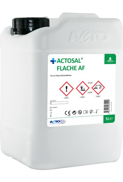 Aeto Actosal Fläche Af Konsantre Yer ve Yüzey Dezenfektanı 5 Lt