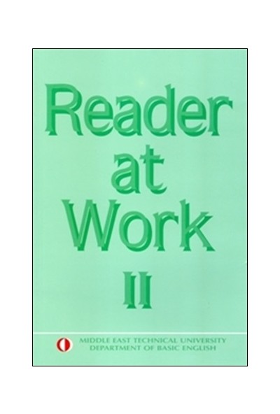 Odtü Yayıncılık Reader At Work 2 Odtü Yayıncılık Reader At Work 2