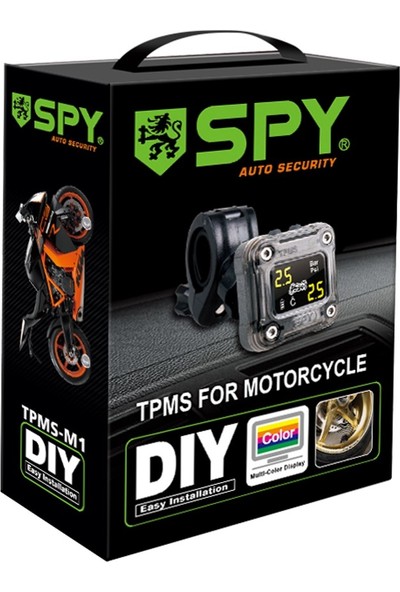 Spy TPMS M1 External(Dış Sensörlü) Motosiklet Lastik Basınç Ölçer Sistemi Spy TPMS M1 External(Dış Sensörlü) Motosiklet Lastik Basınç Ölçer Sistemi