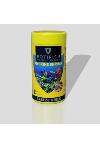 Rotifish Fd Brine Shrimp 100Ml (10Gr.) Kurutulmuş Artemia Küp Formunda Rotifish Fd Brine Shrimp 100Ml (10Gr.) Kurutulmuş Artemia Küp Formunda