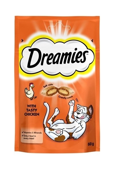 Dreamies Tavuklu Kedi Ödül Maması 60 Gr x 6 Adet Dreamies Tavuklu Kedi Ödül Maması 60 Gr x 6 Adet