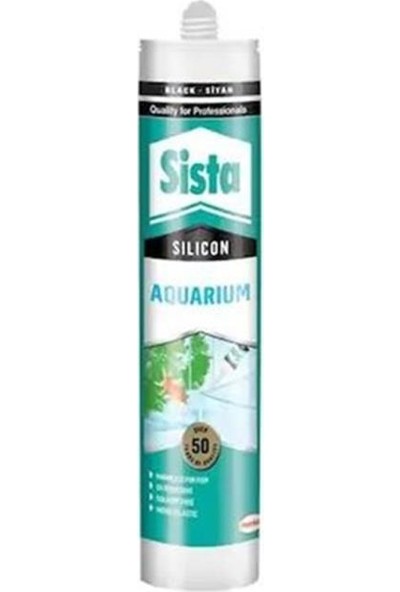 Sista Siyah Akvaryum Silikonu 310 ml
