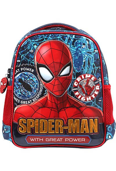 Spider-man Erkek Çocuk Spider-Man Spiderman Brick Great Power Anaokulu Çantası 5229