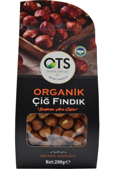Ots Organik Organik Çiğ İç Fındık 200 Gr