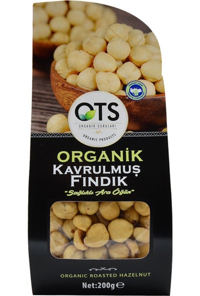 Ots Organik Organik Kavrulmuş İç Fındık 200 Gr