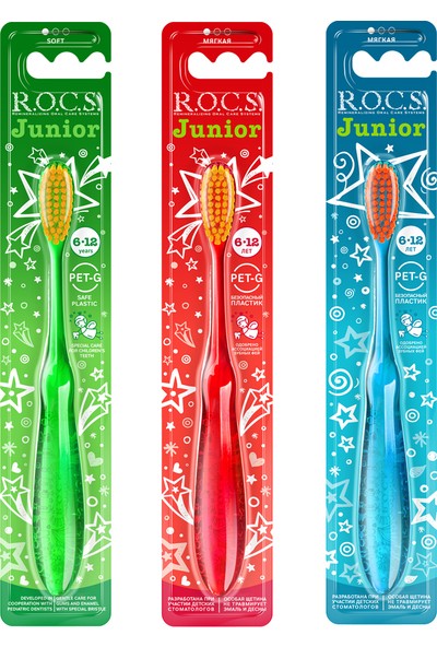 Rocs Junior Diş Fırçası - 3 Adet