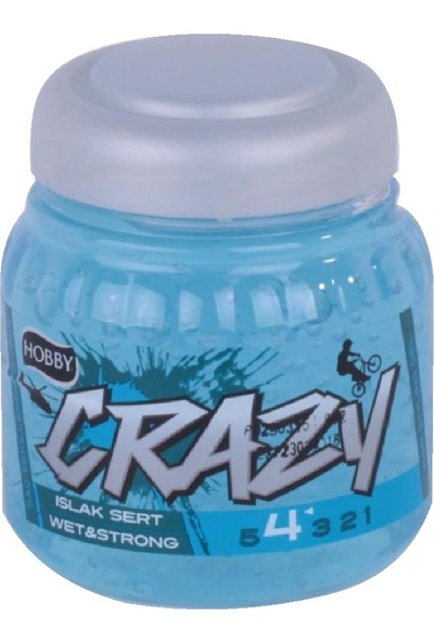 Hobby Crazy Şekillendirici Jöle 150 ml No:3 Islak Hobby Crazy Şekillendirici Jöle 150 ml No:3 Islak