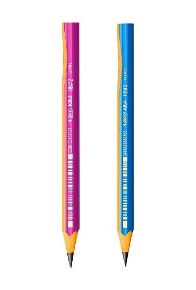 Bic Kids Evolution Üçgen Jumbo Kurşun Kalem Mavi -Pembe Bic Kids Evolution Üçgen Jumbo Kurşun Kalem Mavi -Pembe