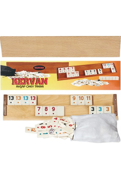Kervan Ahşap Okey Büyük Boy