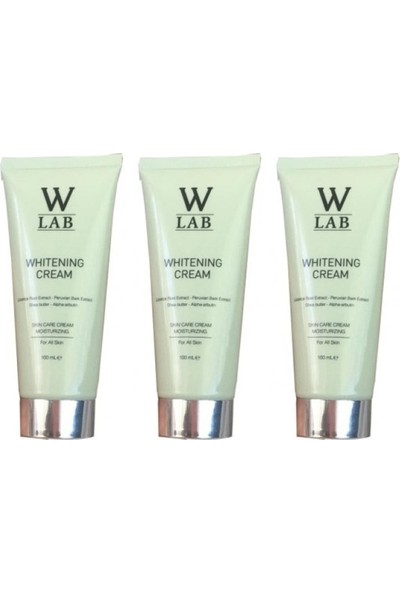 W-Lab Whitening Cream Krem 100 ml x 3 Adet W-Lab Whitening Cream Krem 100 ml x 3 Adet