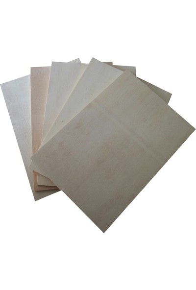 Mobilreyon 5'li 4 mm B4 Ebat 25 x 35 cm Kavak Kontraplak