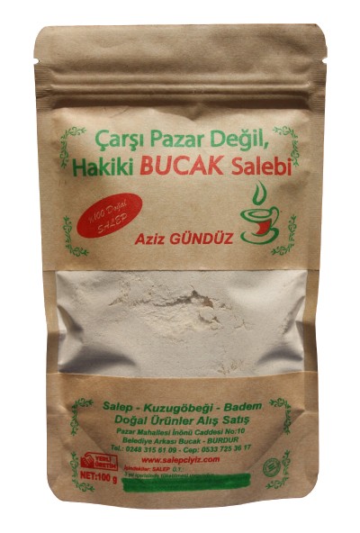 Aziz Gündüz Meşhur Bucak Sahlep 100 gr Aziz Gündüz Meşhur Bucak Sahlep 100 gr