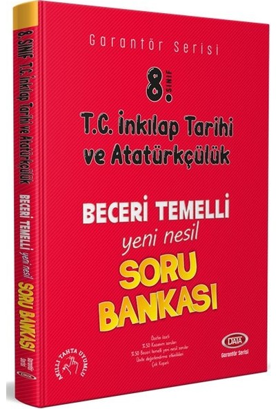 Data 8. Sınıf T.C. İnkilap Tarihi Ve Atatürkçülük Beceri Temelli Soru Bankası Data 8. Sınıf T.C. İnkilap Tarihi Ve Atatürkçülük Beceri Temelli Soru Bankası