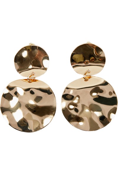 Oleg Cassini Altın Renk Metal Küpe