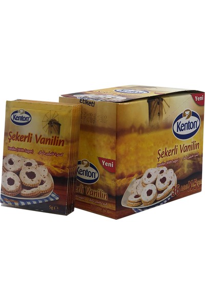 Kenton Şekerli Vanilin 36'lı - 5 gr