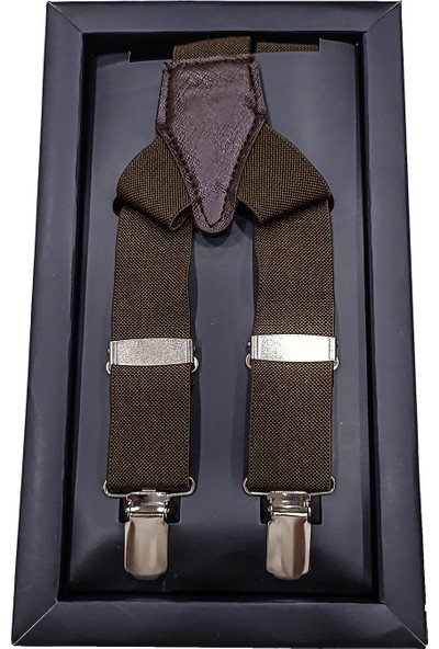Caner Deri Ürünleri Kahverengi Metal Klipsli 1.kalite Pantolon Askısı Caner Deri Ürünleri Kahverengi Metal Klipsli 1.kalite Pantolon Askısı