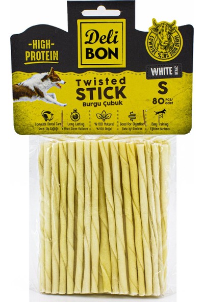 Delibon Deri Burgu Çubuk 80 Adet Beyaz (EKO80SWHITE) Delibon Deri Burgu Çubuk 80 Adet Beyaz (EKO80SWHITE)