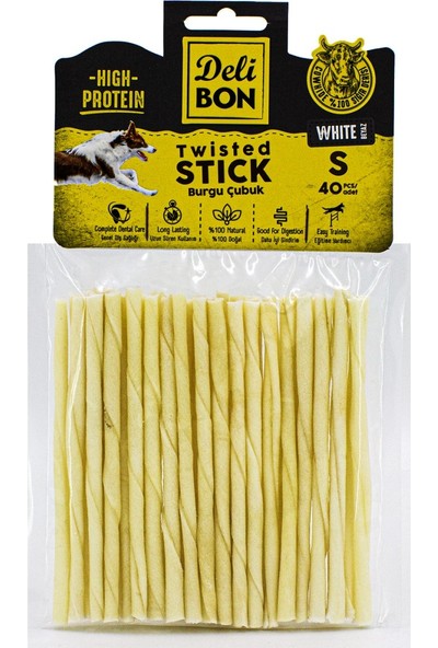 Delibon Deri Burgu Çubuk 40 Adet Beyaz (EKO40SWHITE) Delibon Deri Burgu Çubuk 40 Adet Beyaz (EKO40SWHITE)