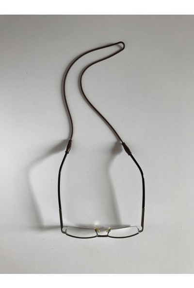 Shrek Gözlük İpi Silikon 2'li Kahverengi