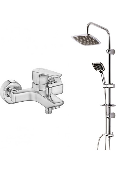 Eca Niobe Banyo Bataryası Tepe Duş Seti Eca Niobe Banyo Bataryası Tepe Duş Seti