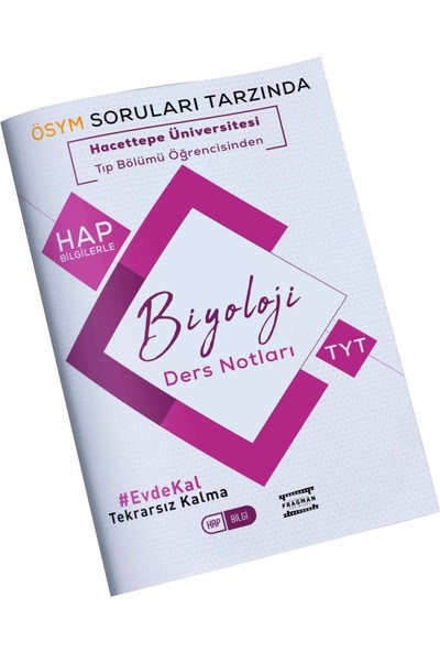 Fragman Yayınları Hacettepe Üniversitesi Öğrencisinden TYT Biyoloji Hap Bilgi Ders Notları Fragman Yayınları Hacettepe Üniversitesi Öğrencisinden TYT Biyoloji Hap Bilgi Ders Notları
