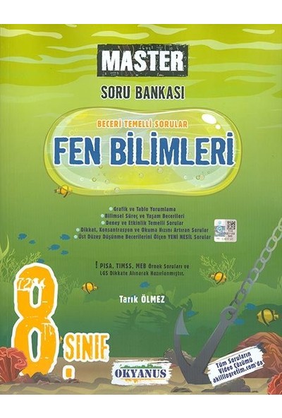 Okyanus Yayınları Master 8 Fen Bilimleri Soru Bankası Okyanus Yayınları Master 8 Fen Bilimleri Soru Bankası