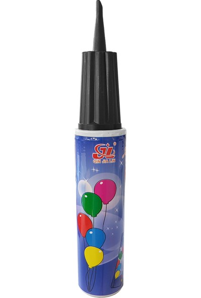 Renkli Parti 1. Sınıf Büyük Boy Renkli Balon Şişirme Pompası mm12 Renkli Parti 1. Sınıf Büyük Boy Renkli Balon Şişirme Pompası mm12