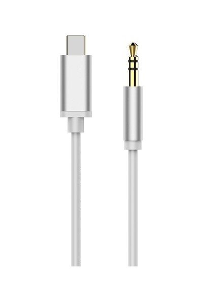 Mimo MD-02 Type-C to 3.5 mm Aux Kablo 1 mt Mimo MD-02 Type-C to 3.5 mm Aux Kablo 1 mt