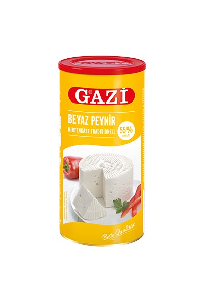 Gazi Beyaz Peynir %55 Yağlı Net Ağırlık 800 gr