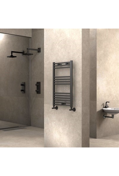 Radiva Banyo ve Mutfak Için Havlupan 500 x 800 cm Düz Antrasit