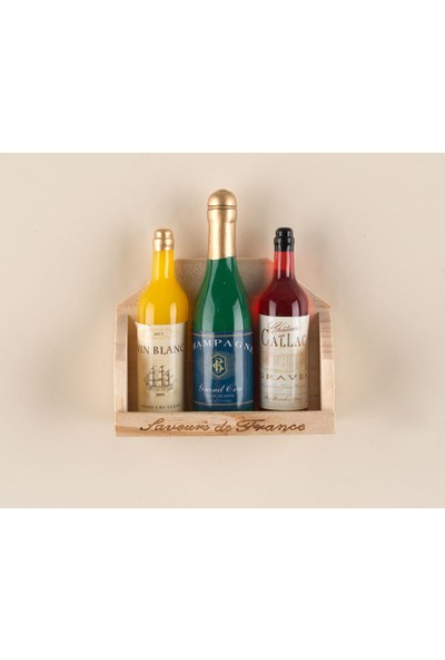 Madame Coco Buzdolabı Magneti Ahşap Kasa