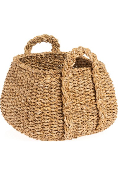 Madame Coco Hasır Sepet - Medium
