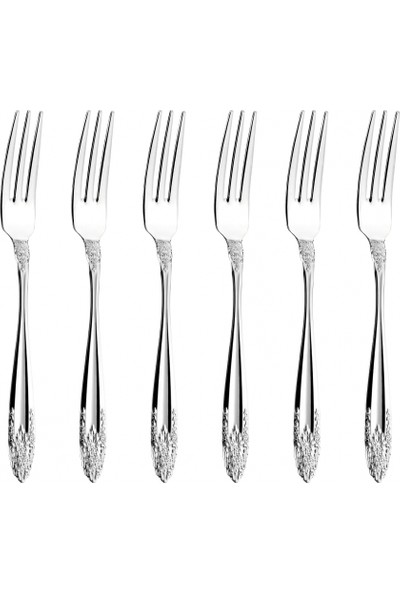 Madame Coco Bouquet 6-Lı Limon Çatal Seti - Std