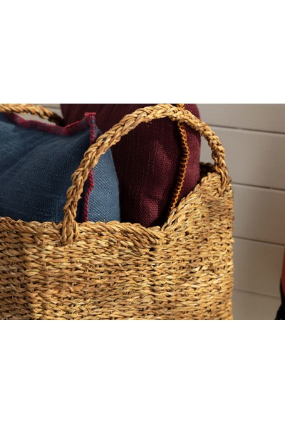 Madame Coco Hasır Sepet - Large