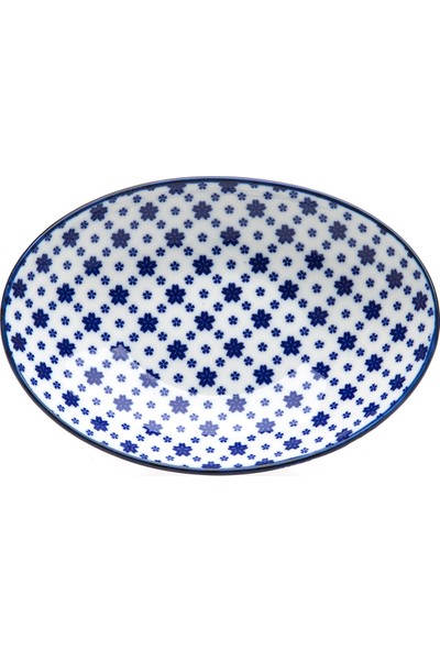 Madame Coco Rêve Bleu Petite Fleur New Bone China Oval Tabak