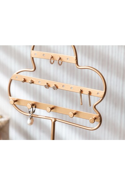 Madame Coco Fleur Dekoratif Takı Standı - Gold Madame Coco Fleur Dekoratif Takı Standı - Gold