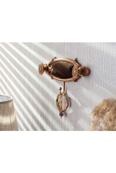 Madame Coco Versaille Tekli Dekoratif Takı Askısı - Kahverengi