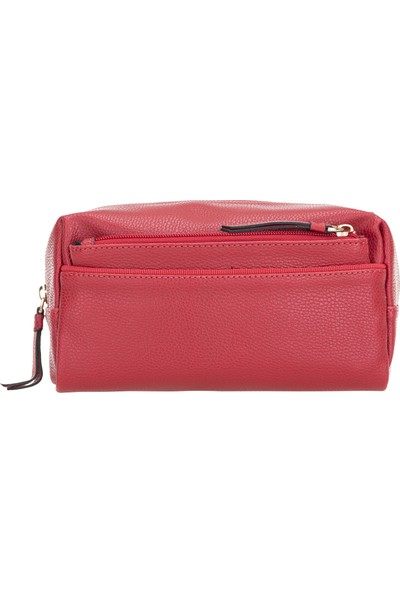 PLM Marc Bakım Makyaj Çantası Kırmızı