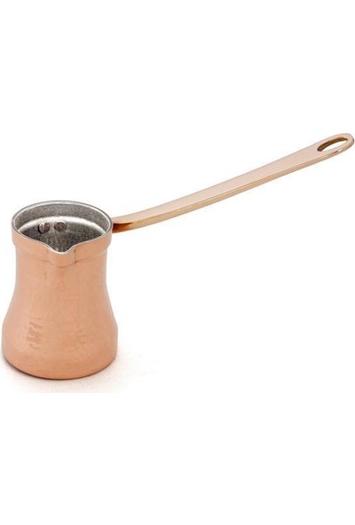 Soy Gümüş Kaplama Bakır Cezve (3 Kişilik)