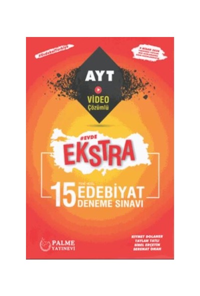 Palme YKS AYT Ekstra Edebiyat 15 Deneme Sınavı - Taylan Tatlı Palme YKS AYT Ekstra Edebiyat 15 Deneme Sınavı - Taylan Tatlı
